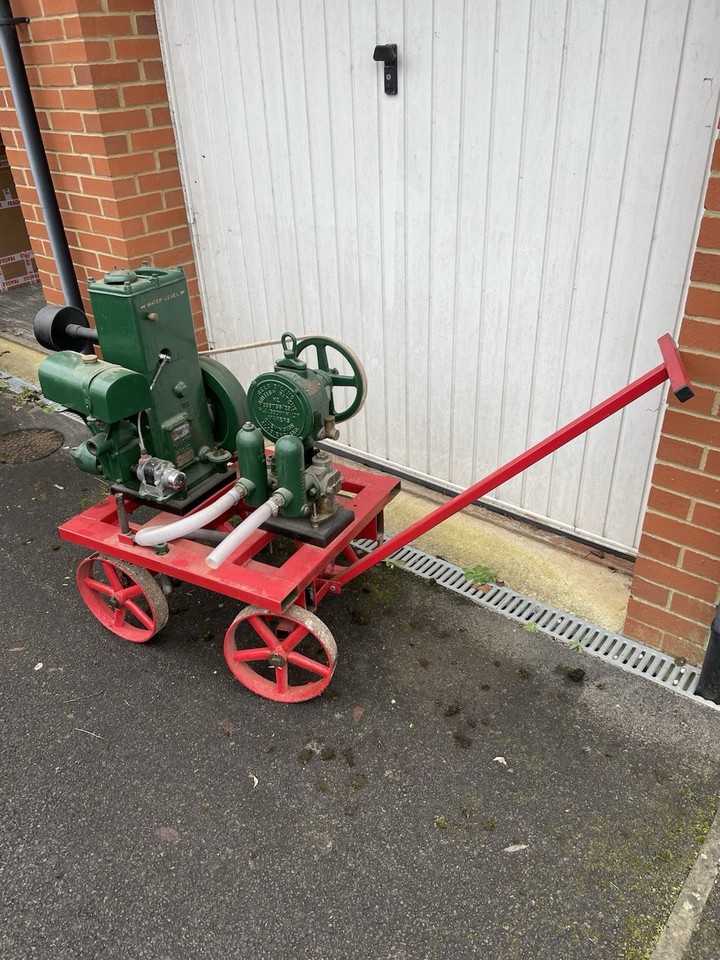 Lister D Stationary Engine 1929 & Godwin Pump on trolley | eBay UK