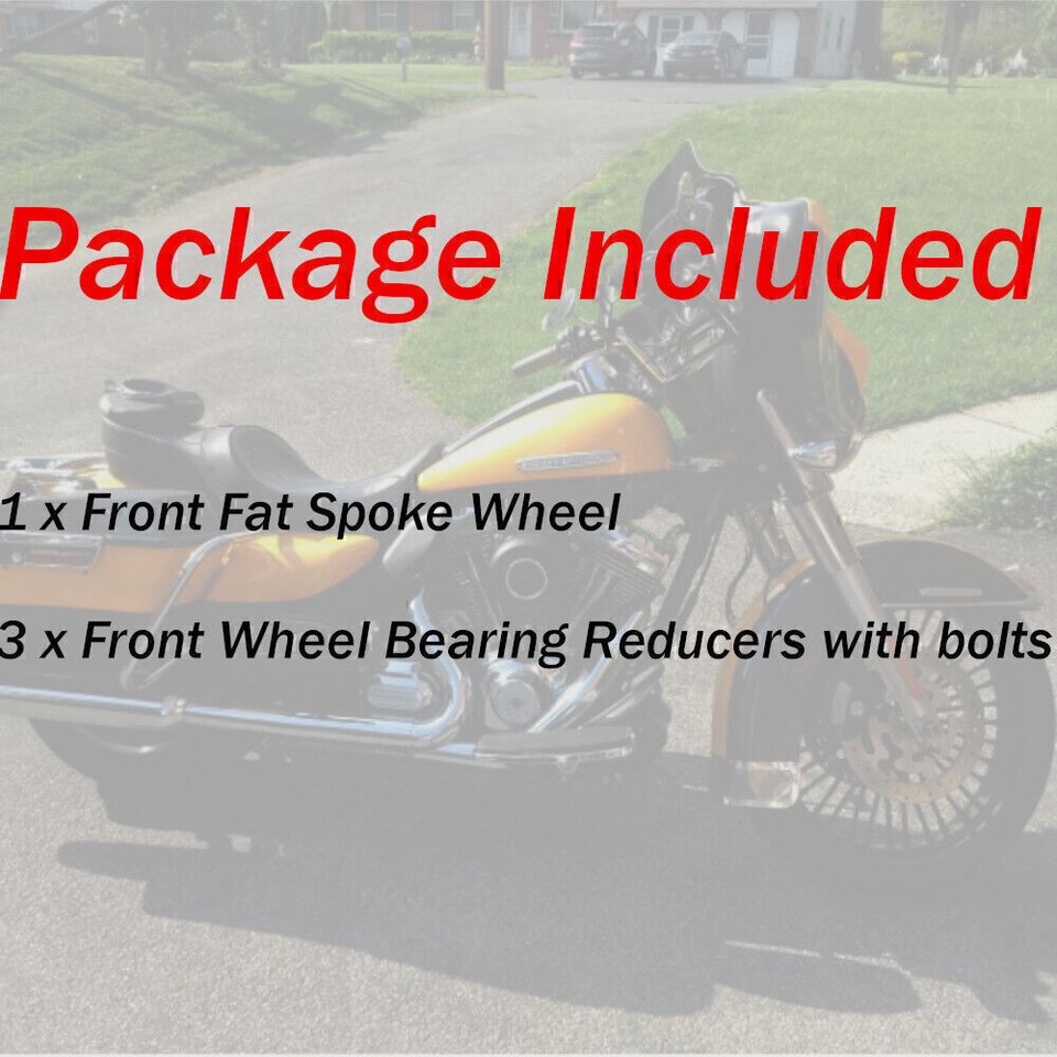 16x3.5 Fat Spoke Front Wheel for Harley Dyna Fat Bob Softail Fatboy ...