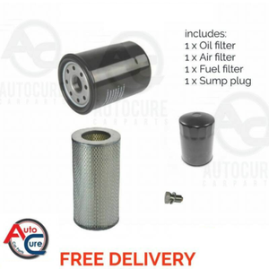 FOR TOYOTA HIACE 2.5D OIL AIR FUEL FILTER SERVICE KIT 2001 - 2006 ...
