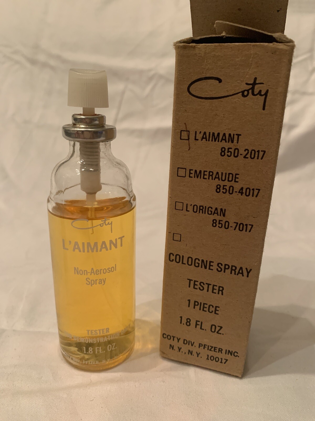 Vintage Coty L'aimant Perfume 1.8 Oz Cologne Spray Old Stock | eBay