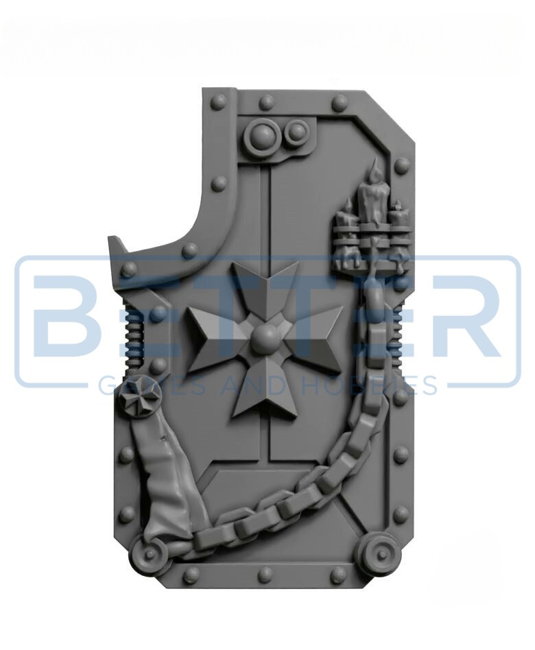Breacher Shields, 3d printed parts For Sci-Fi Grimdark wargames, 2nd ...