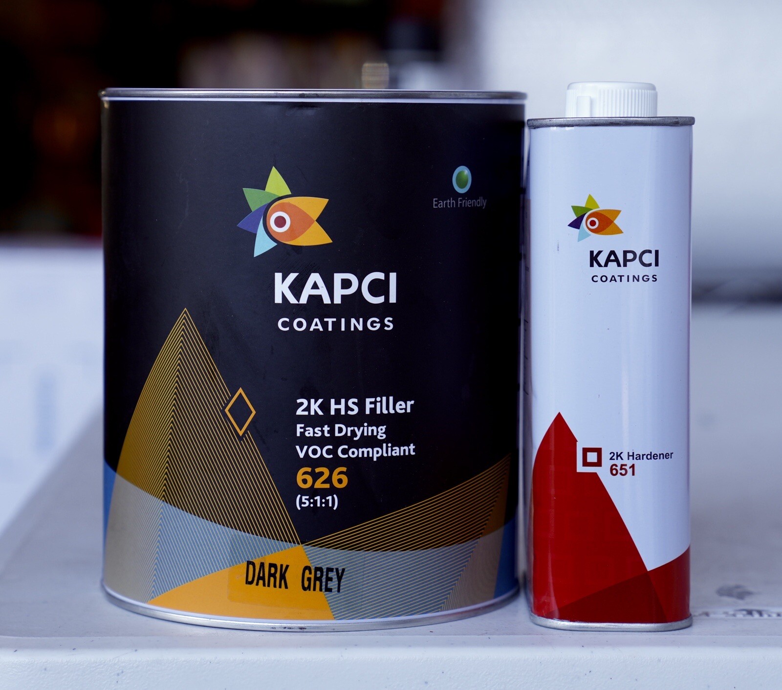 Kapci 626 5:1:1 Auto High Build 2K Urethane Primer/Sealer GRAY GALLON ...