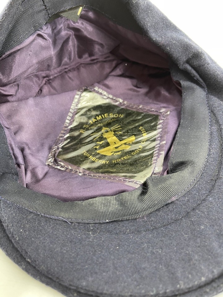 VTG Turnberry Hotel Golf Course Scotland Blue Newsboy Hat Cabby Cap ...