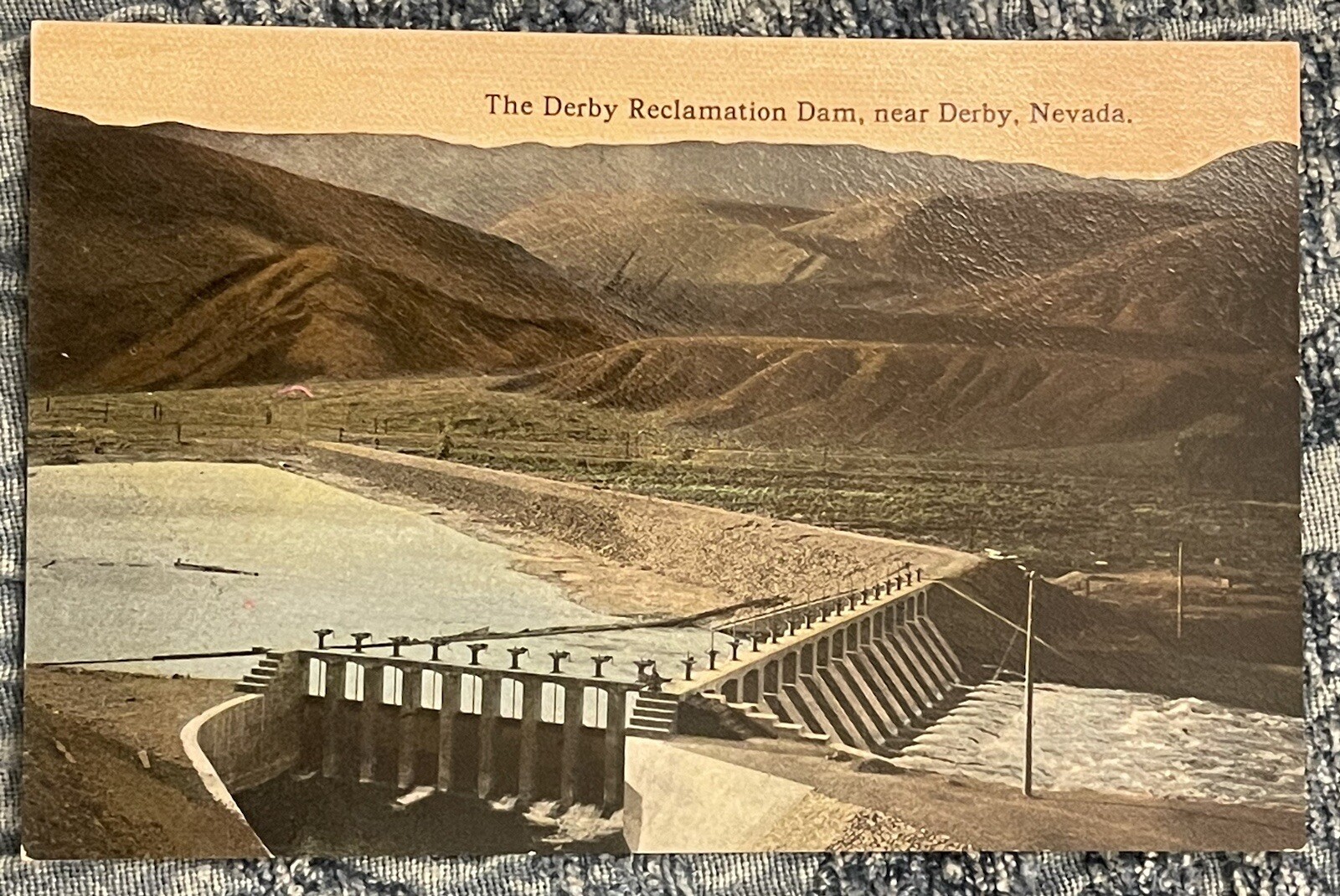The Derby Reclamation Dam Derby Nevada NV Early 1900s Postcard | eBay