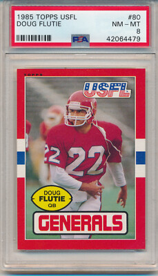 1985 Topps Football USFL Doug Fluite (Rookie Card) (#80) PSA8 PSA | eBay