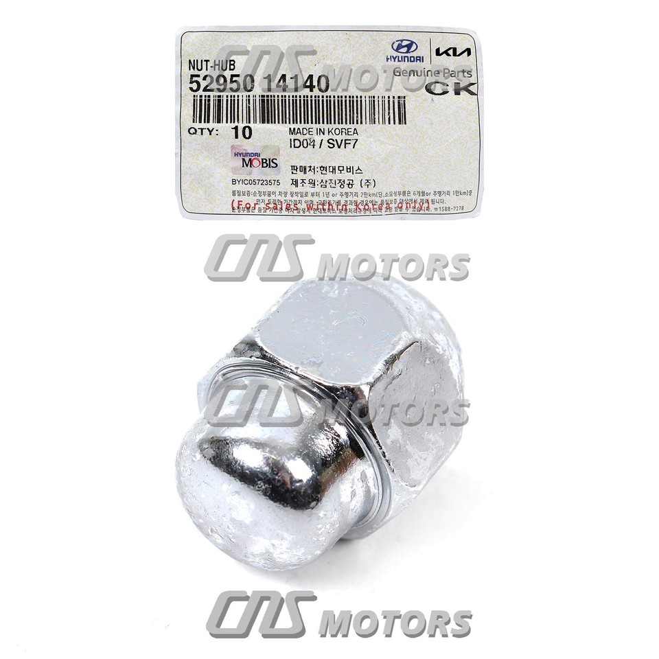 ⭐GENUINE⭐ Wheel Lug Nuts 5PCS for 1990-2024 Hyundai Kia 5295014140⭐⭐⭐⭐⭐ ...