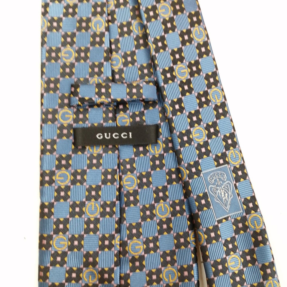 Gucci GG Pattern Tie Men's Classic Silk Necktie | eBay