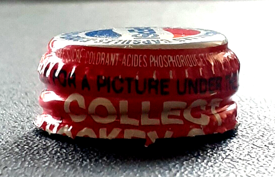 LEE FOGOLIN 1980-81 PEPSI COLA CAPS 80-81 TWIST-OFF HOCKEY CAPS NO 25 ...