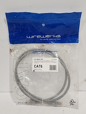 WIREWERKS CAT-06AGY-003 CABLE | eBay