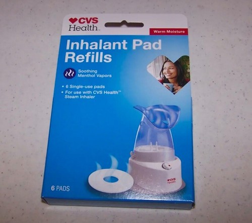 CVS Health Inhalant Pad Refills NEW in Box. 6 Count Pads Soothing ...
