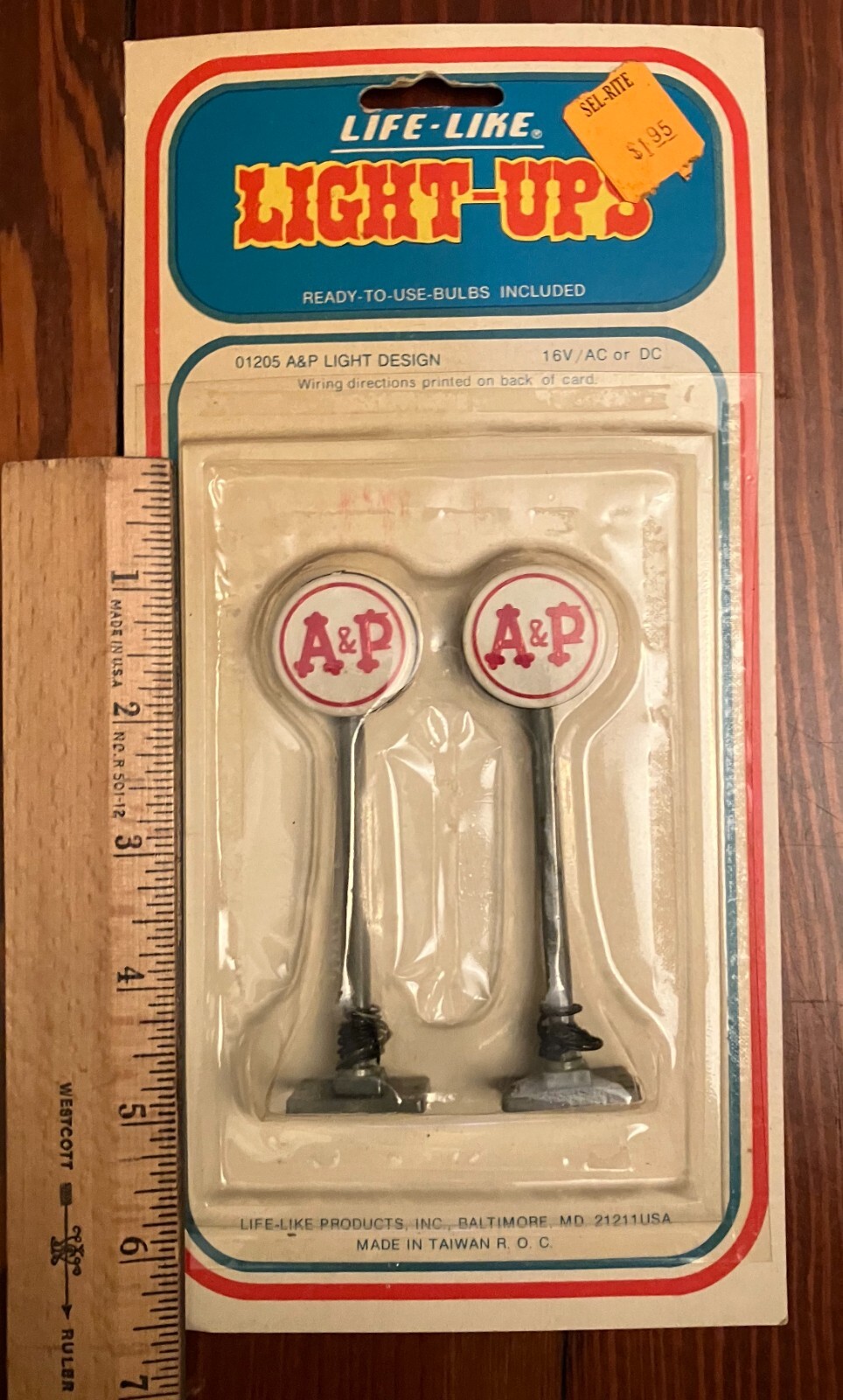 Life LIke A&P Supermarket Light Ups Model Railroad Lighted Light Sign N ...