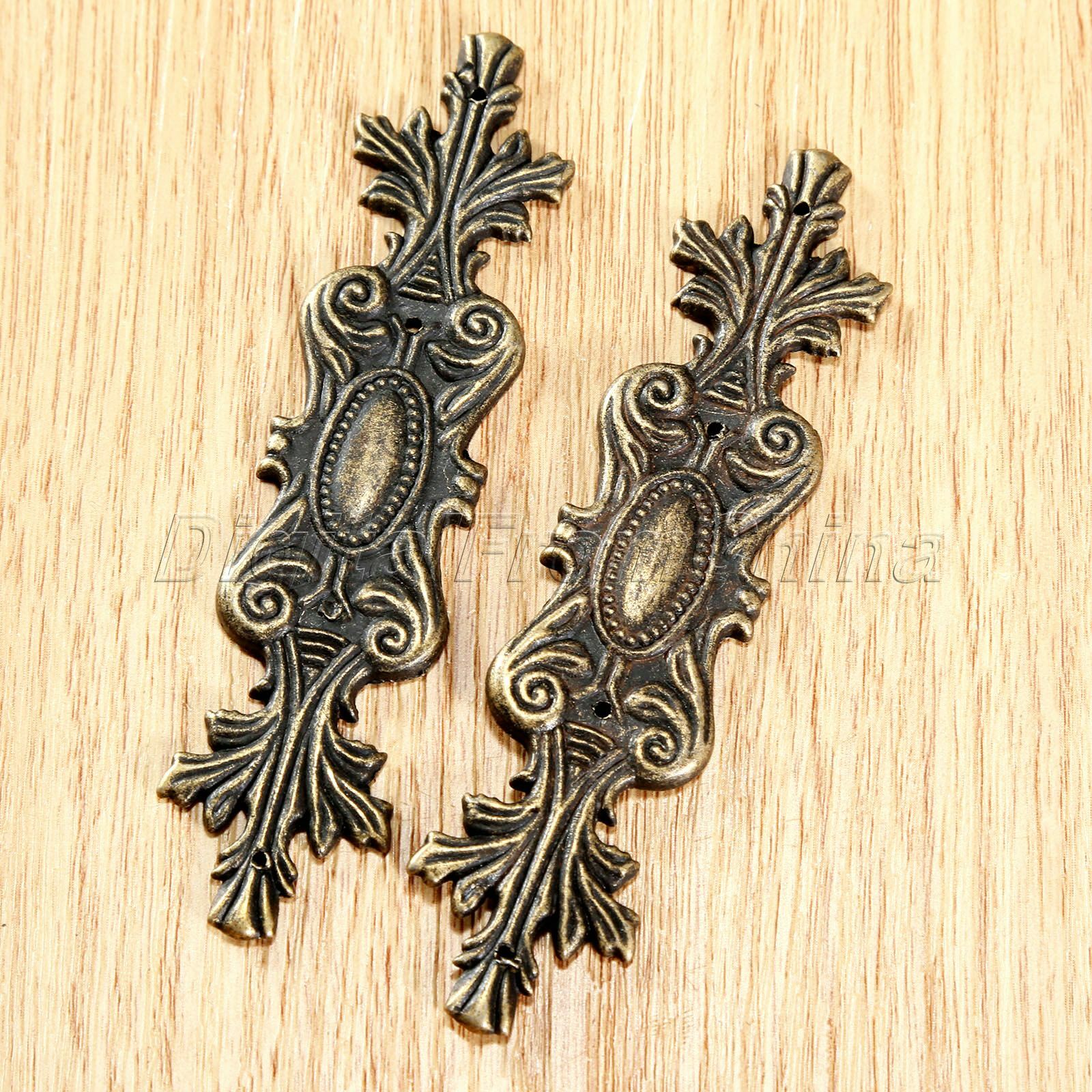 2/6/10pcs Retro Metal Jewelry Box Wooden Case Chest Corner Bracket ...