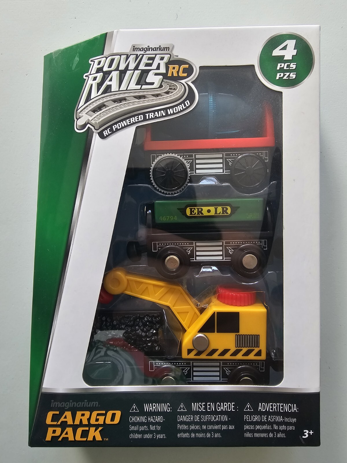Imaginarium Power Rails RC 4 Pcs Cargo Train Pack Toys R Us Exclusive ...