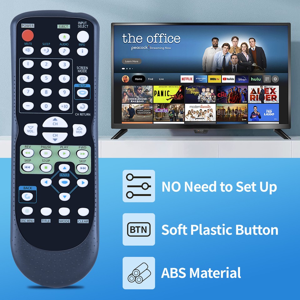 New NF607UD Remote Control For Emerson TV NF607UD LD195EMX ANG-MBE897 ...