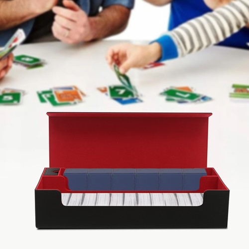 Card Deck Box, Premium Trading Card Storage Box, Card Storage Box Black ...