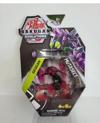 Bakugan Evolutions Geogan Mutasect Action Figure With Ability Cards ...
