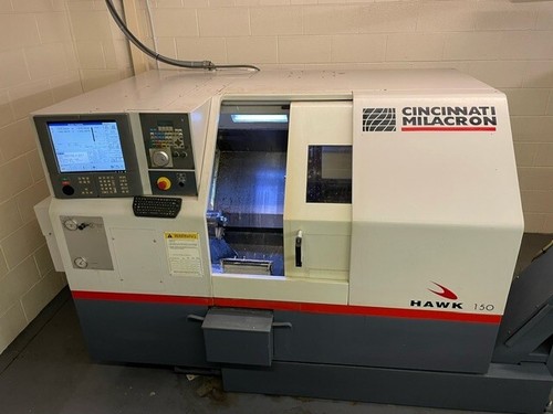 Cincinnati Hawk 150 CNC Lathe, Swarf Conveyor, Solid State Hard drive ...