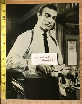 Sean Connery 007 Vintage Photo Photograph Pouring Martini Scene | eBay