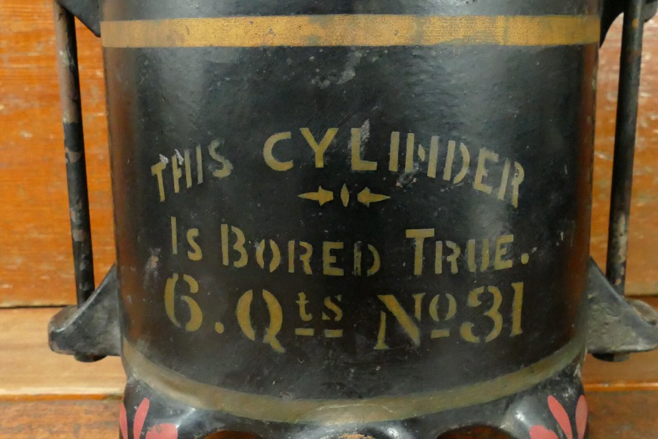 Antique Enterprise Sausage Stuffer 6 Qt Lard Wine Fruit Press Cast Iron ...