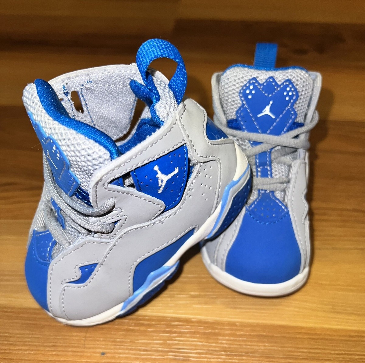 True Flight Jordans Blue
