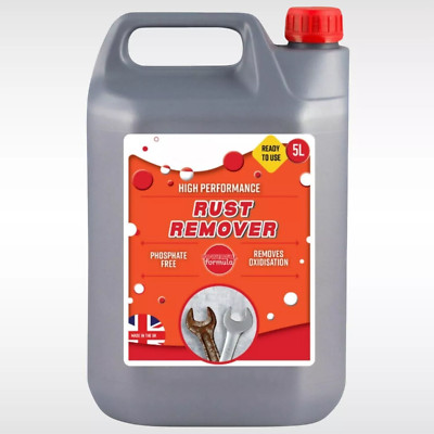 Rust Remover Liquid Treatment 5L Phosphate Free Remove Oxidisation ...