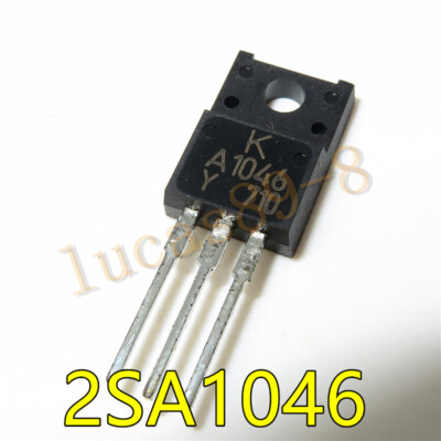 10PCS A1046 2SA1046 Silicon PNP Darlington Power Transistor TO-220F ...