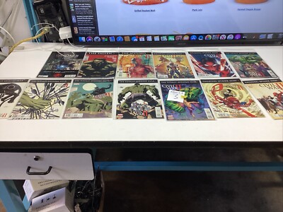 Comic BOOKS LOT Of 13 civil War The Fallen The Accused Spider Man Hulk ...