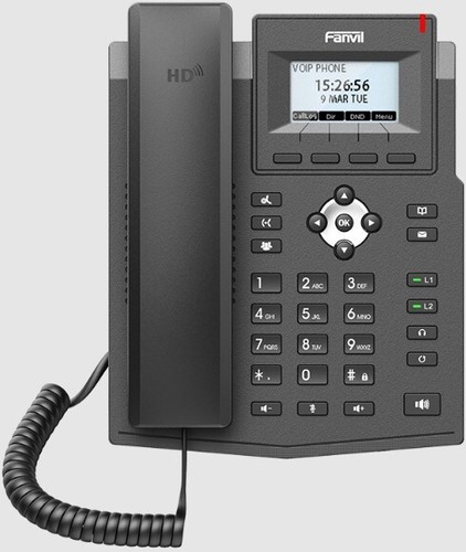 Fanvil X3SP Lite Entry Level IP Phone, 2.3" 132x64 Dot-Matrix Display ...