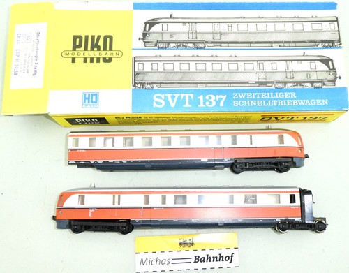 Piko VT 137 Fast Railcar 2-tlg Orange H0 1:87 Boxed HH3 Å | eBay
