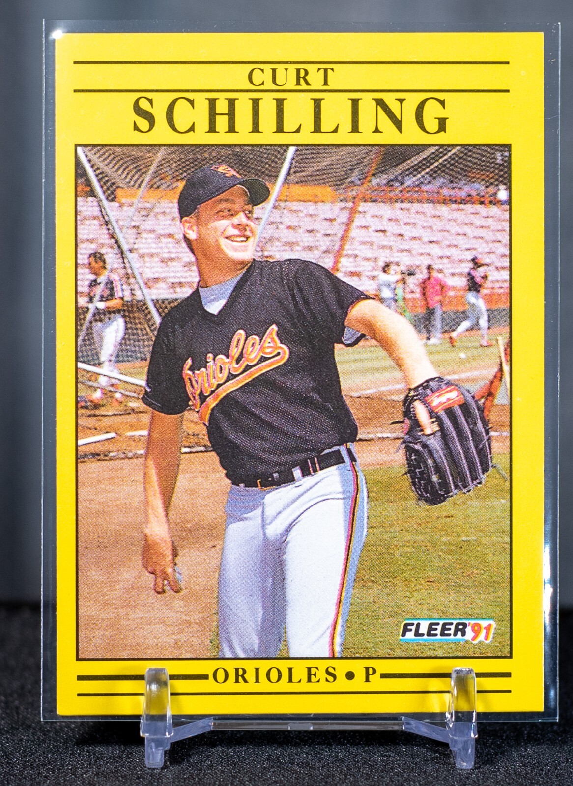 CURT SCHILLING 1991 FLEER #491 - BALTIMORE ORIOLES | eBay