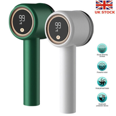 Electric Lint Remover Clothes Bobble Fluff Shaver Debobbler USB ...