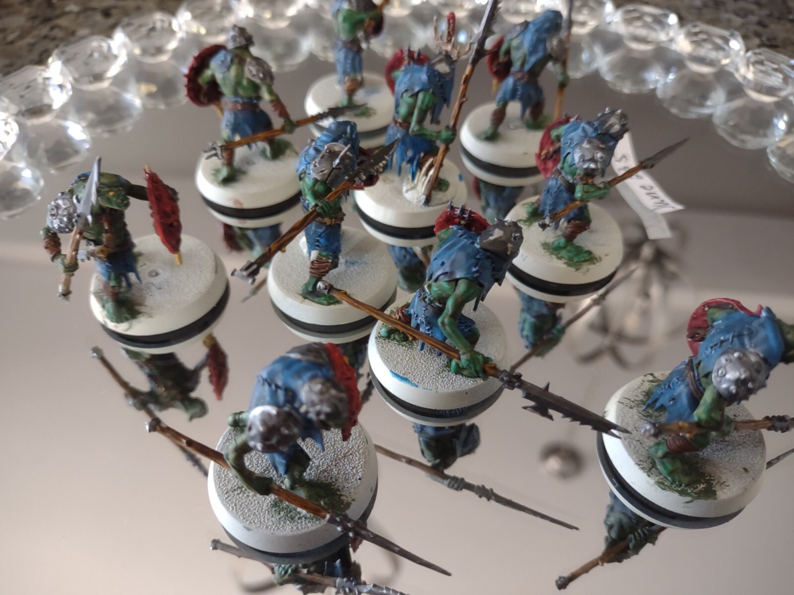 Warhammer Fantasy AOS Orruk Warclans Gutrippaz x10 Assembled JUNE235 | eBay