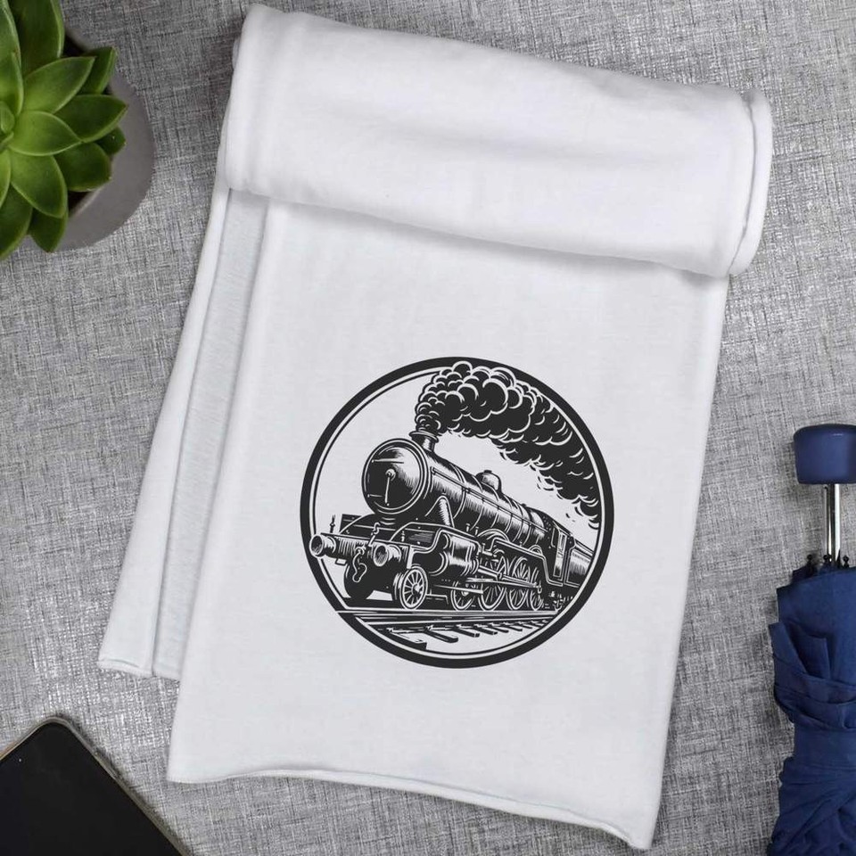 'Vintage Steam Train' Lightweight Scarf / Wrap (SC00042527) | eBay UK