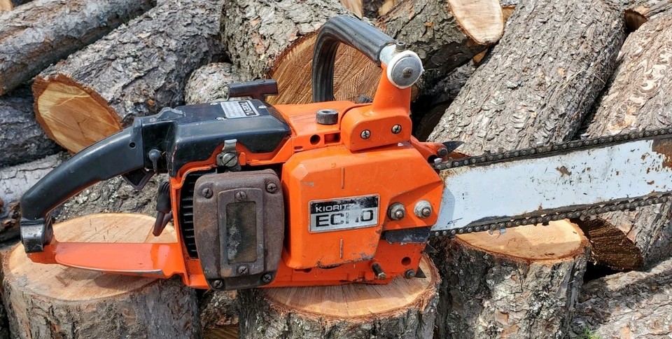 Vintage ECHO 702 EVL Chainsaw 24" Bar & Chain USED OEM 150 psi Parts or Repair | eBay