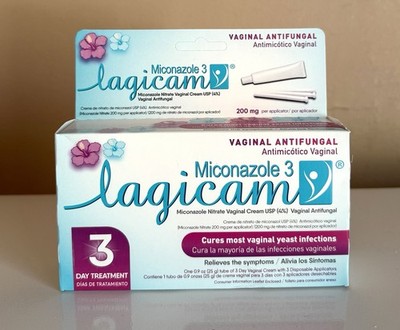 MICONAZOLE 3 LAGICAM VAGINAL ANTIFUNGAL 3 DAY TREATMENT SEALED BOX | eBay