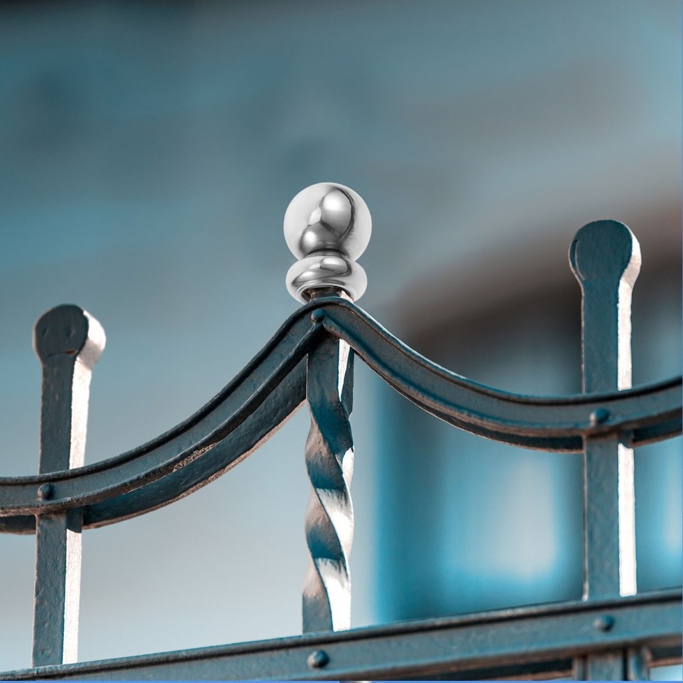 Metal Post Railing Caps Stainless Steel Handrail Decorative Fence ...