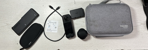 Insta 360 x5 Camera, Midnight Black, Include Micro SD Card 512Gb | eBay