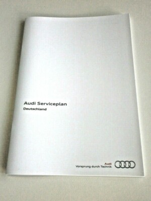 Original Audi - Serviceplan Serviceheft für A1,A3,A4,A5,A6,A7,A8,Q3,Q5 ...