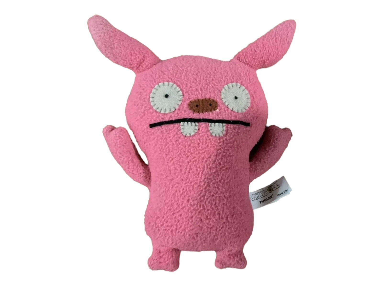 Uglydoll PUGLEE Plush 2007 Rare Original Ugly Doll Stuffed Animal ...