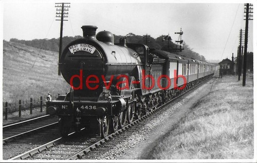Railway Photo LNER C1 4436 Greenwood 1933 GNR Atlantic Loco West Riding ...