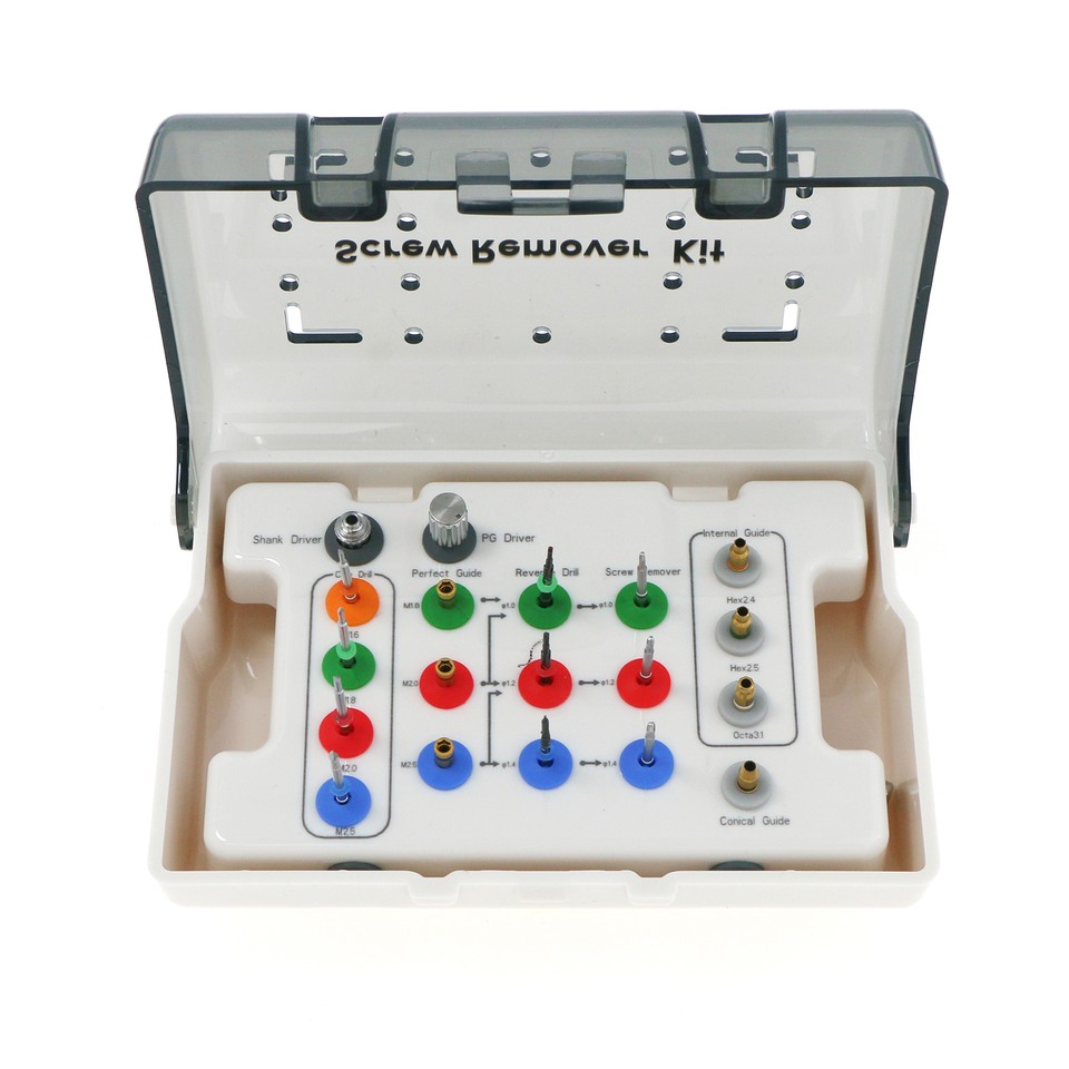 US Dental Implant Screw Remover Rescue Tool Broken Screw Removal Kit ...