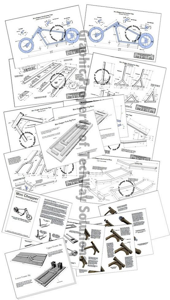 Mini Chopper Plans - 6 Styles - NO BENDER NEEDED | OE