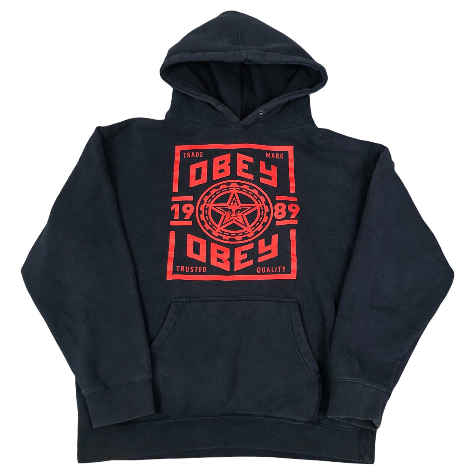 Y2K OBEY Propaganda Logo Black Sweatshirt Adult Size … - Gem
