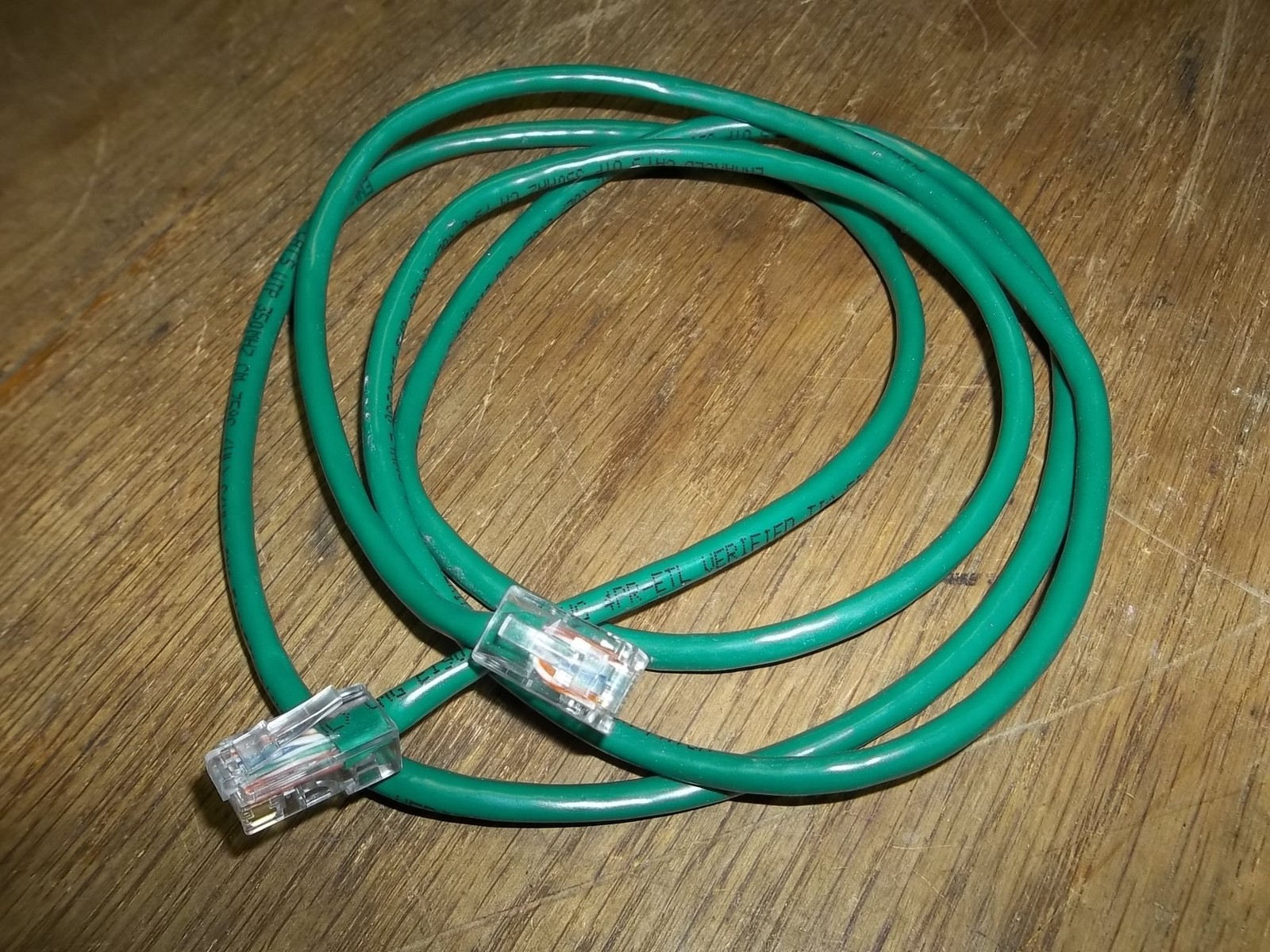 Enhanced Cat5 Green Patch Cable E190560 568A *FREE SHIPPING* | eBay