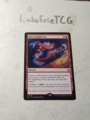 Electroduplicate [Foundations] Magic MTG | eBay