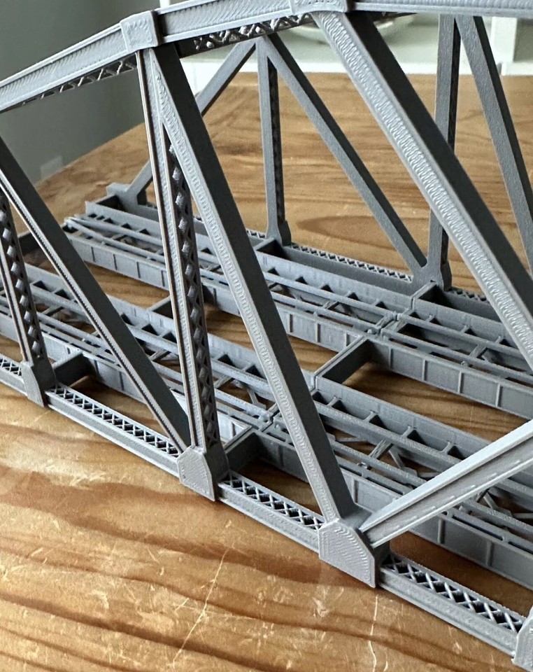 HO SCALE 35 Inch (261 Feet) ARCHED TRUSS BRIDGE Double Track "not ...