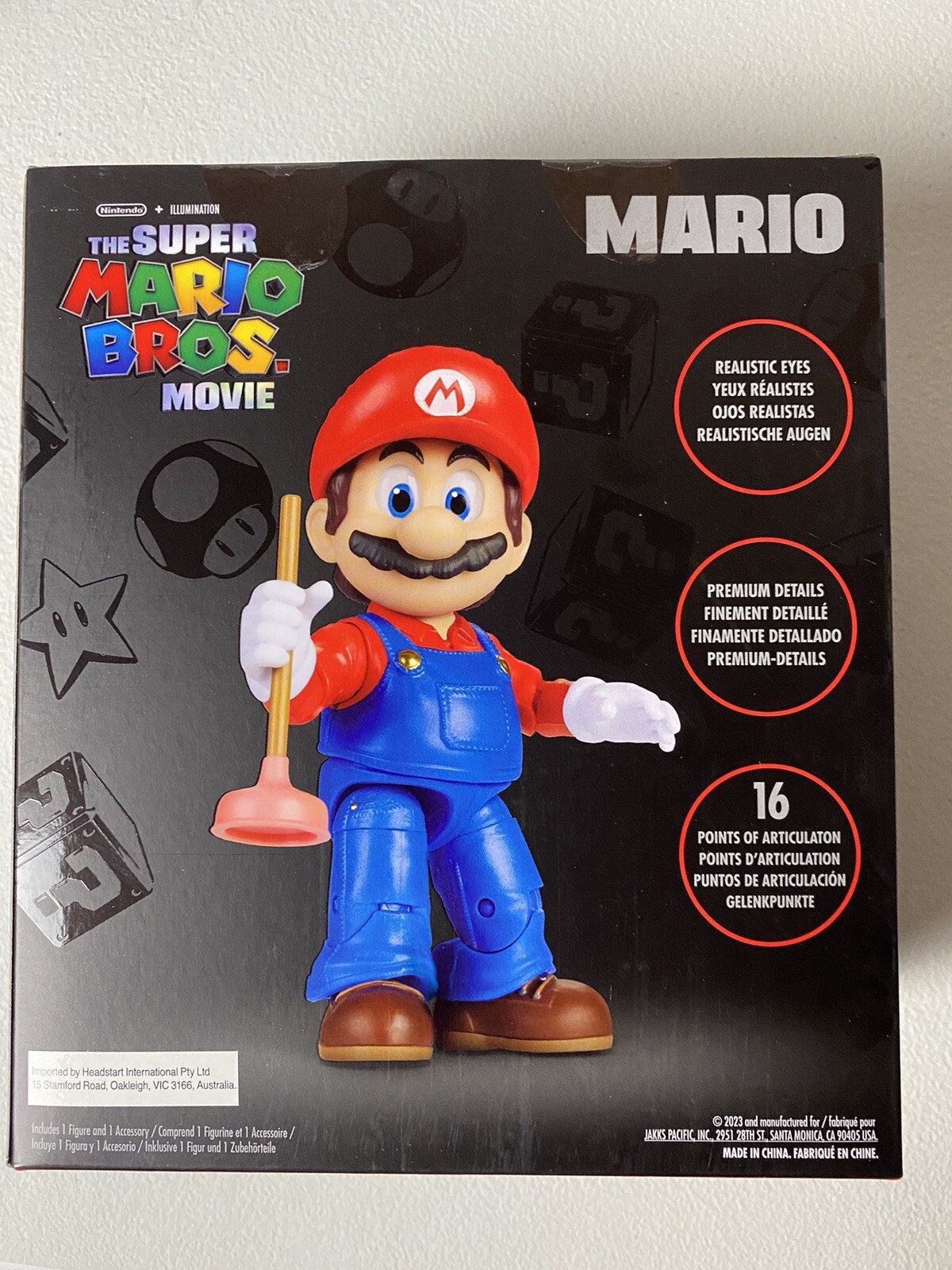 THE SUPER MARIO BROS MOVIE "MARIO" 5 INCH" ACTION FIGURE | eBay Australia
