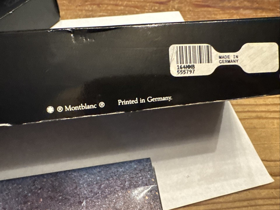 Vintage Mont Blanc Pen Presentation Box With Guide Outer Sleeve Inserts ...