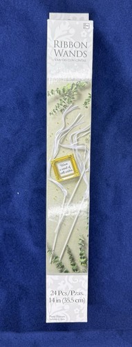 120Pcs Wedding Ribbon Sticks Party Ribbon Streamers Sticks White | eBay