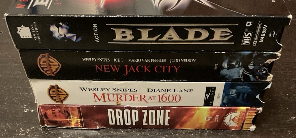 Wesley Snipes VHS Lot Of 4: Blade, New Jack City, Drop Zone,… | eBay